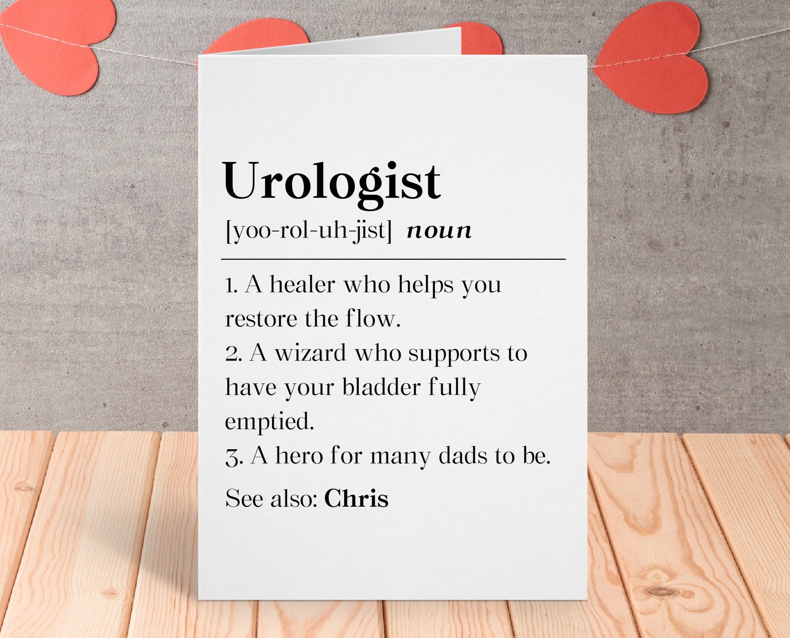 Personalized Urology Resident Card, Urology Graduation Gift, Match Day ...