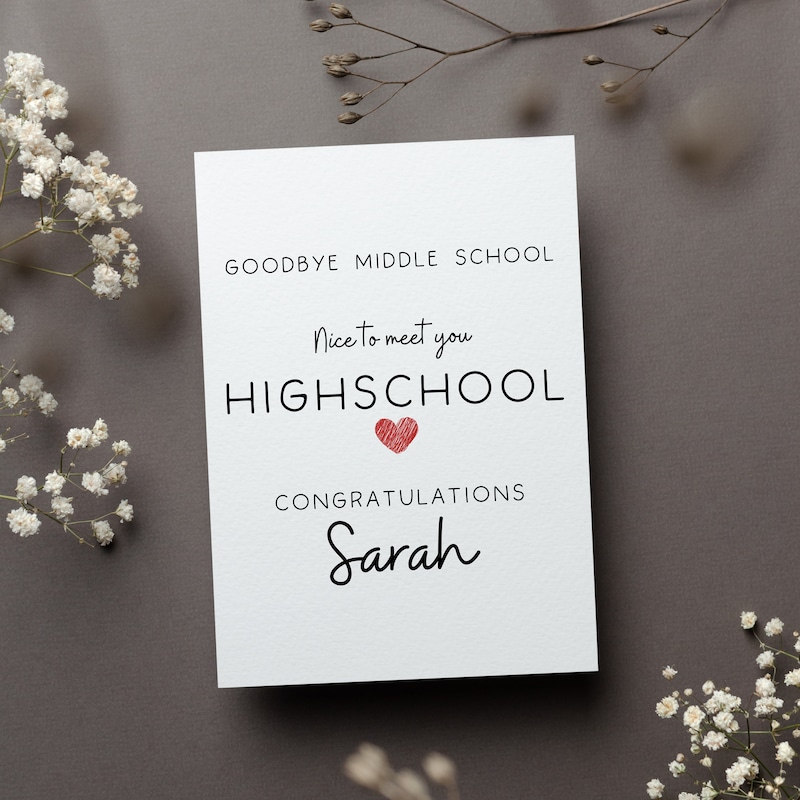 Middle School Graduation - Etsy