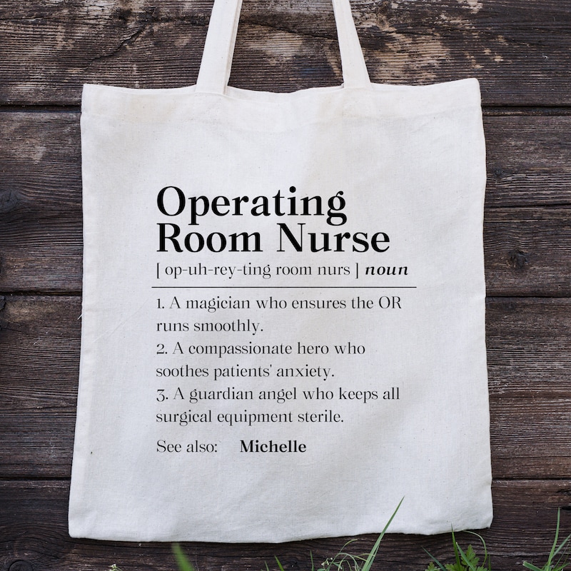Operating Room Nurse Tote - Etsy