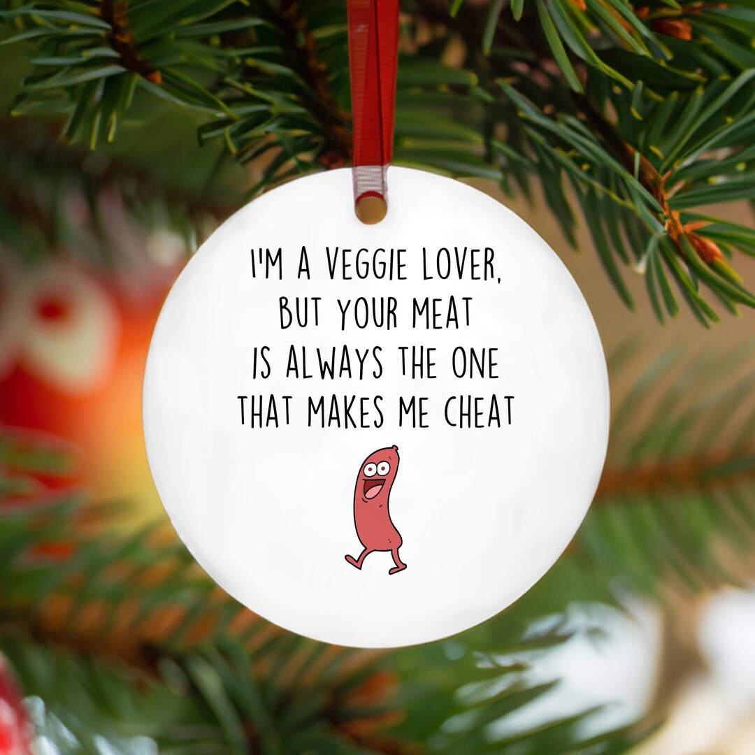 Funny Cheat Day Ornament, Adult Humor for Him Gift, Innappropriate ...