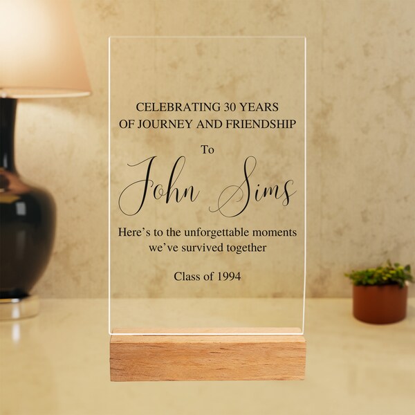 Class Reunion Plaque - Etsy