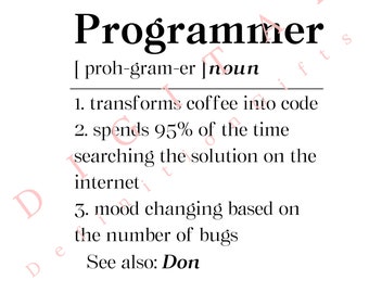 Programmer Definition Png - Etsy
