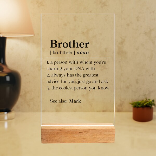 Brother Definition - Etsy