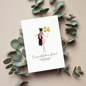 2024 Graduate Congratulations Card, Graduation Senior Class of 2024 ...