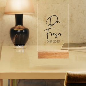 Personalized Dnp Graduation Acrylic Plaque, Doctor of Nursing Practice ...