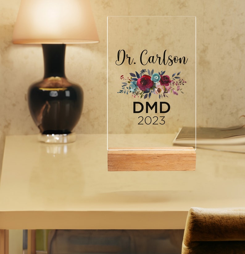 Personalized Dmd Graduation for Her Acrylic Plaque, Dmd Graduate Women ...