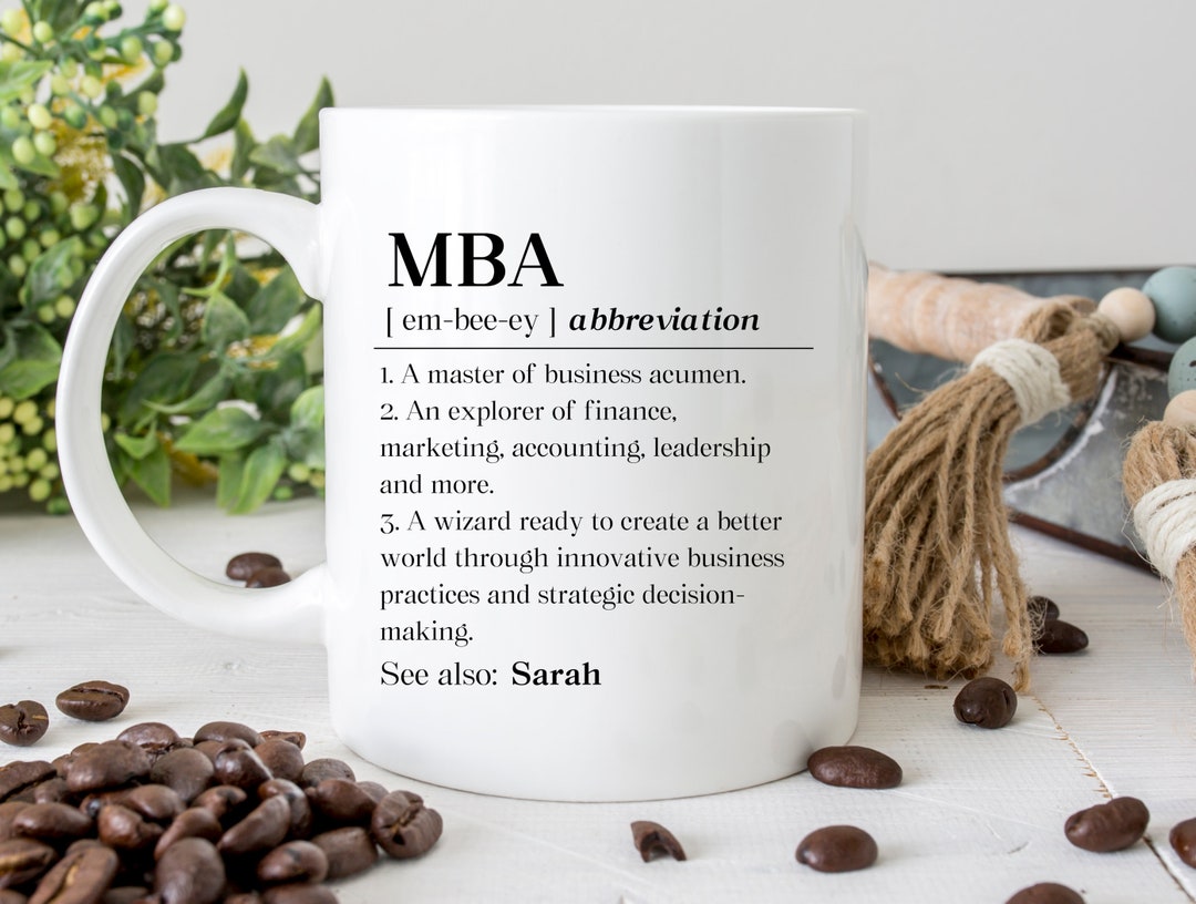 Personalized Mba Graduation Mug, Custom Master of Business ...