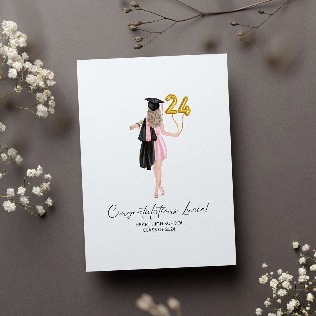 2024 Graduate Congratulations Card, Graduation Senior Class of 2024 ...