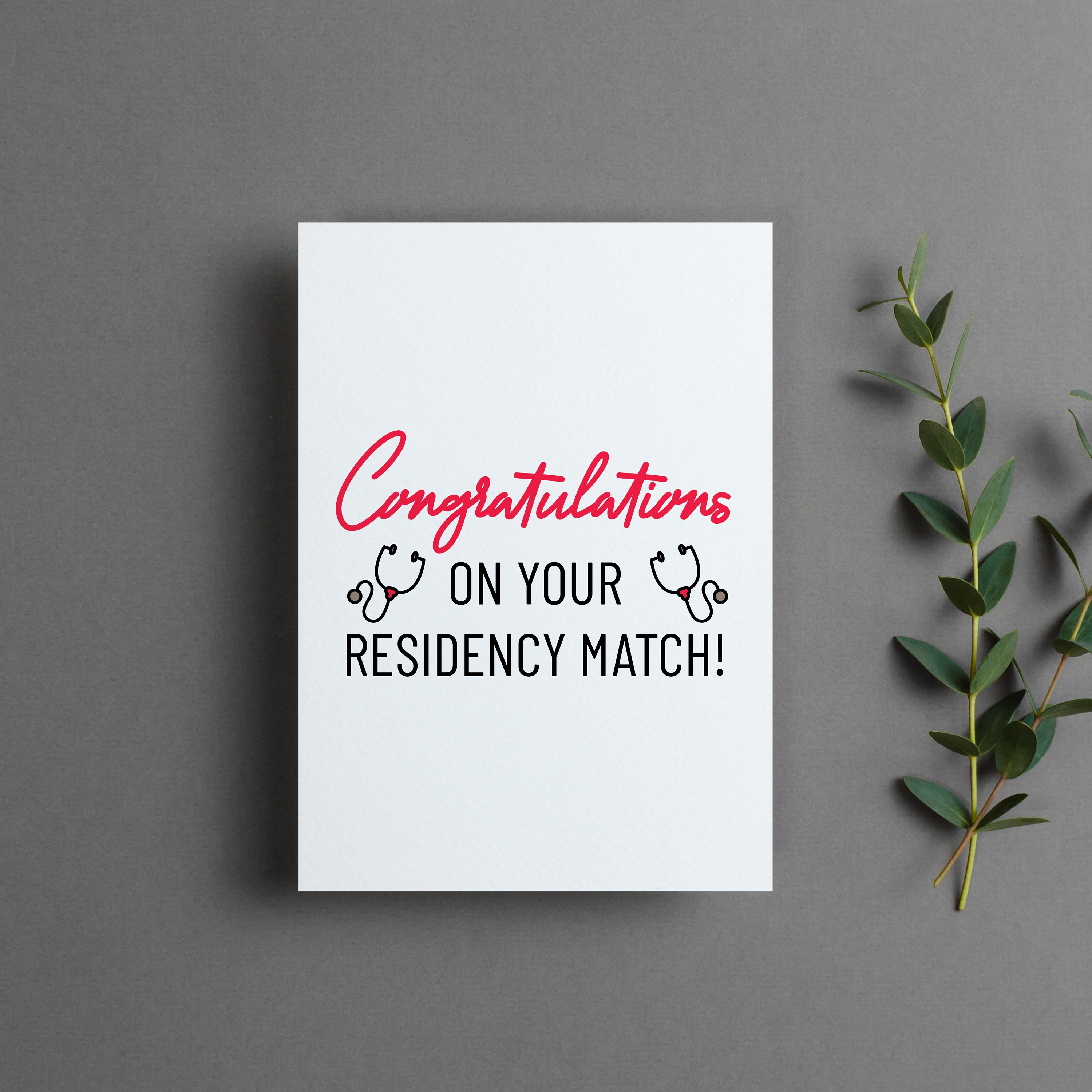 Match Day Card, Residency Match Day Gift, Match Day Congratulations ...