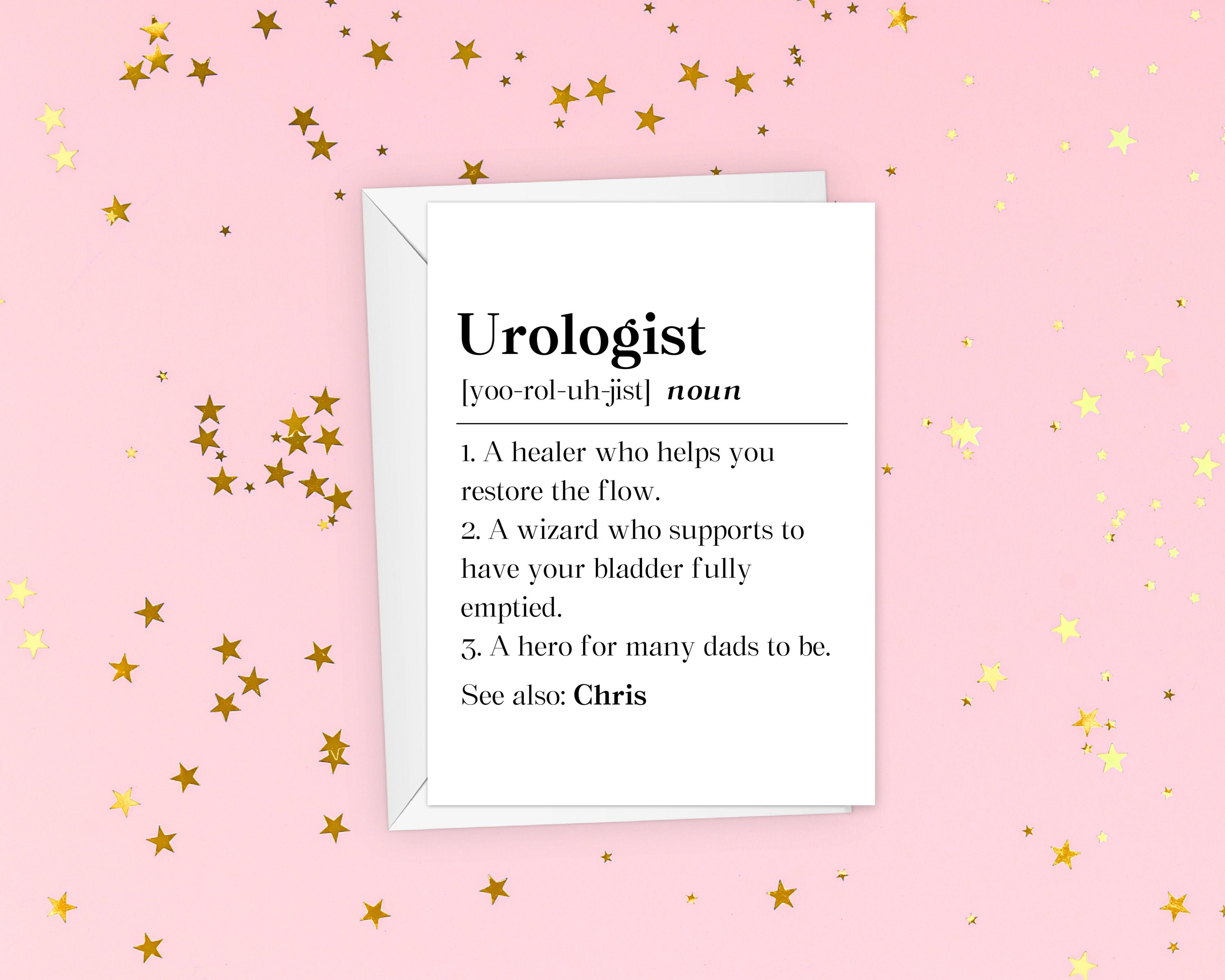 Personalized Urology Resident Card, Urology Graduation Gift, Match Day ...