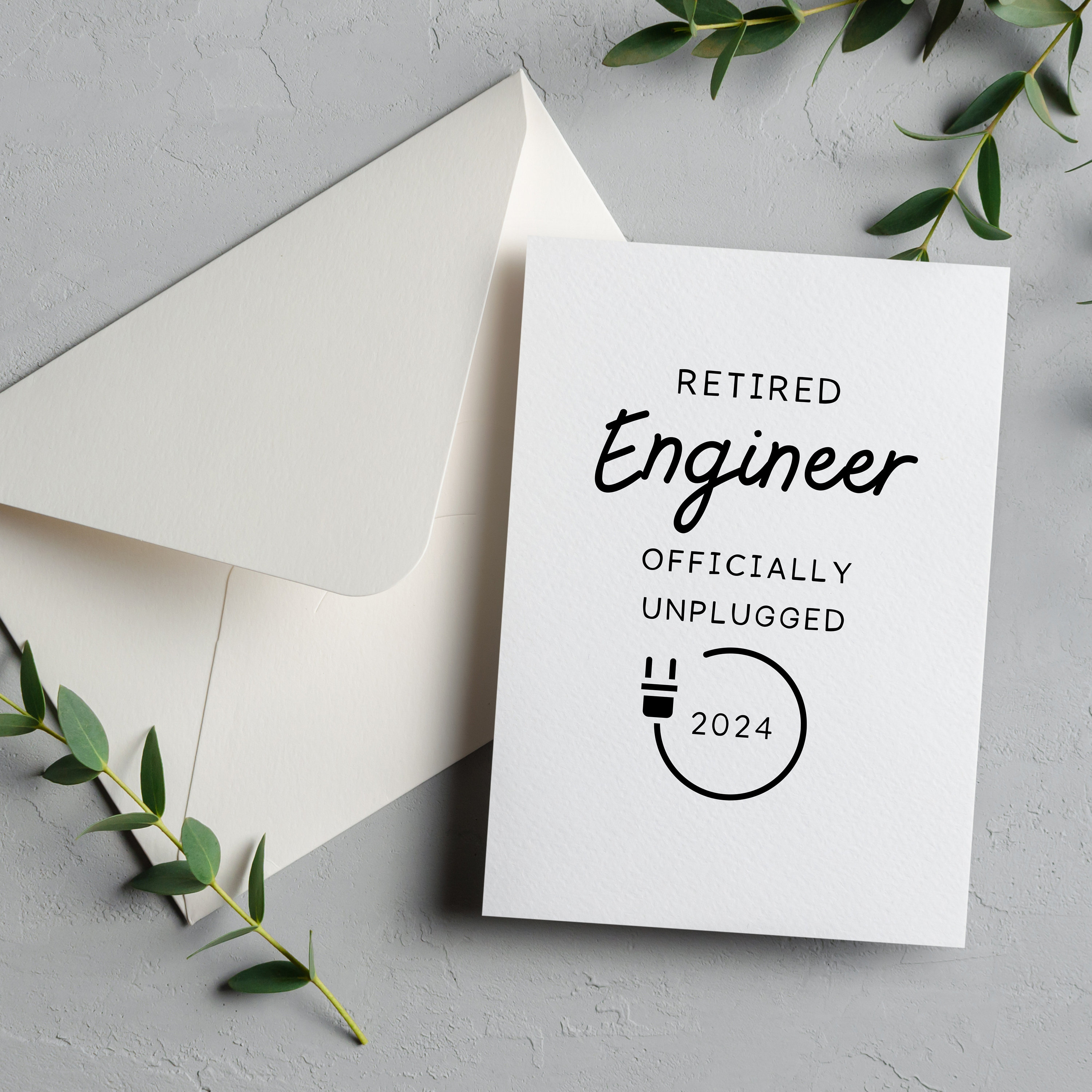 Personalized Retirement for Engineer Funny Card, Retired Engineer Gift ...