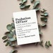 Personalized Probation Officer Appreciation Card, Probation Officer ...