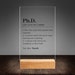 Personalized Phd Graduation Acrylic Plaque, Custom Phd Graduate Gift ...