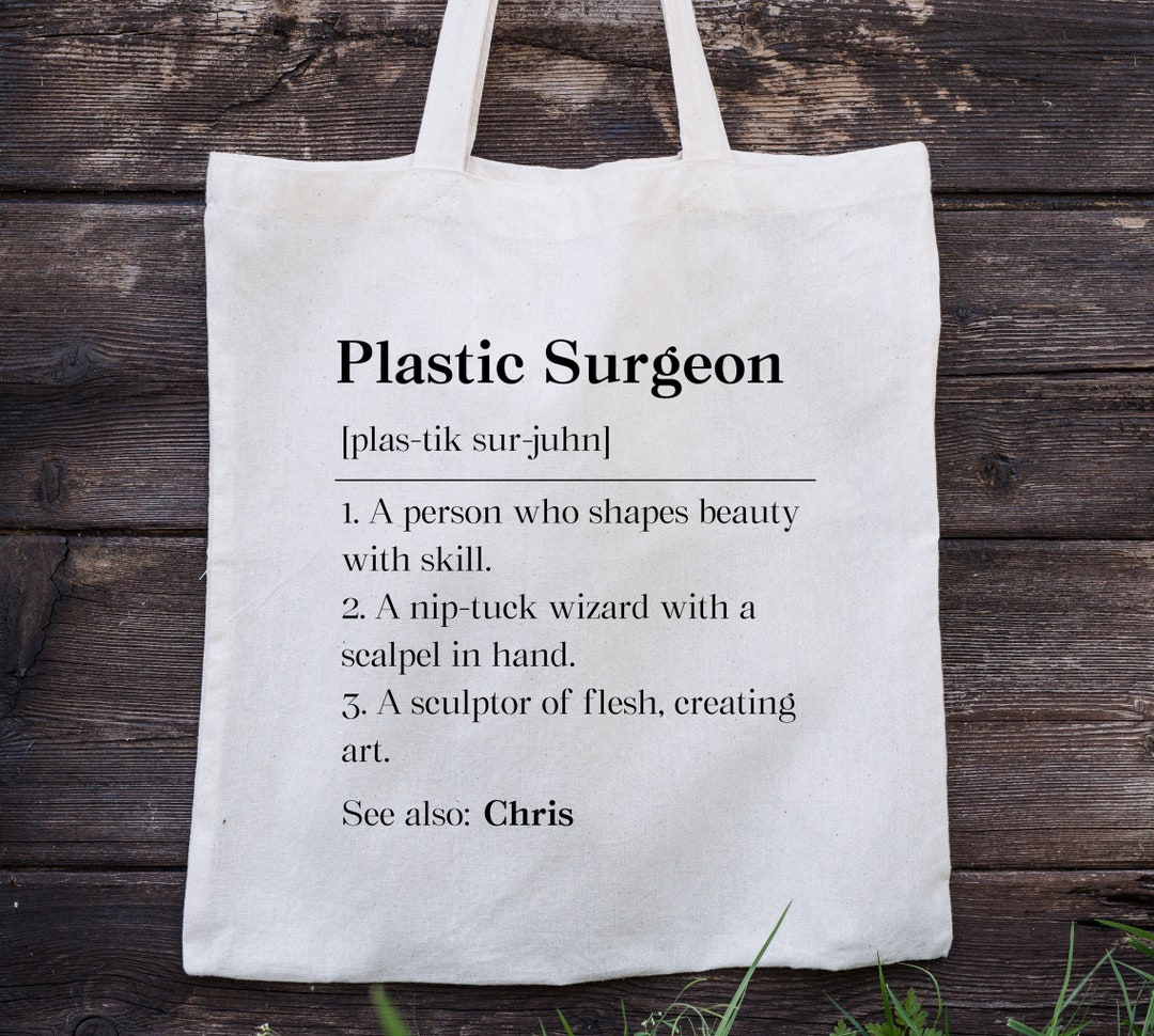 Personalized Plastic Surgery Graduate Tote Bag, Plastic Surgery ...