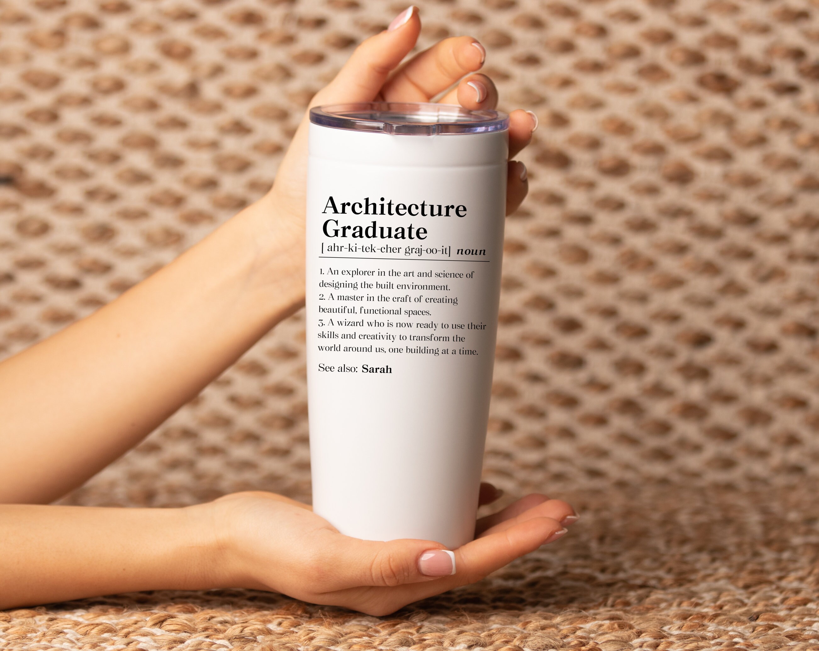 Personalized Architect Graduation Tumbler, Custom Architecture Graduate ...