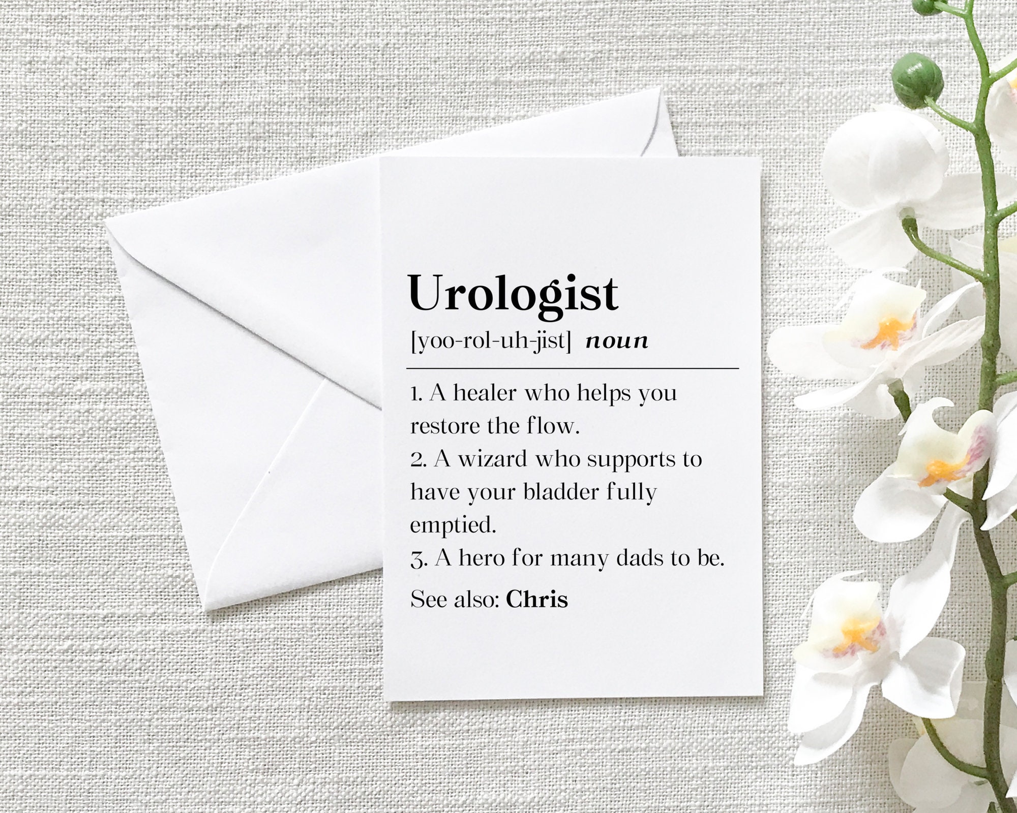Personalized Urology Resident Card Urology Graduation Gift - Etsy