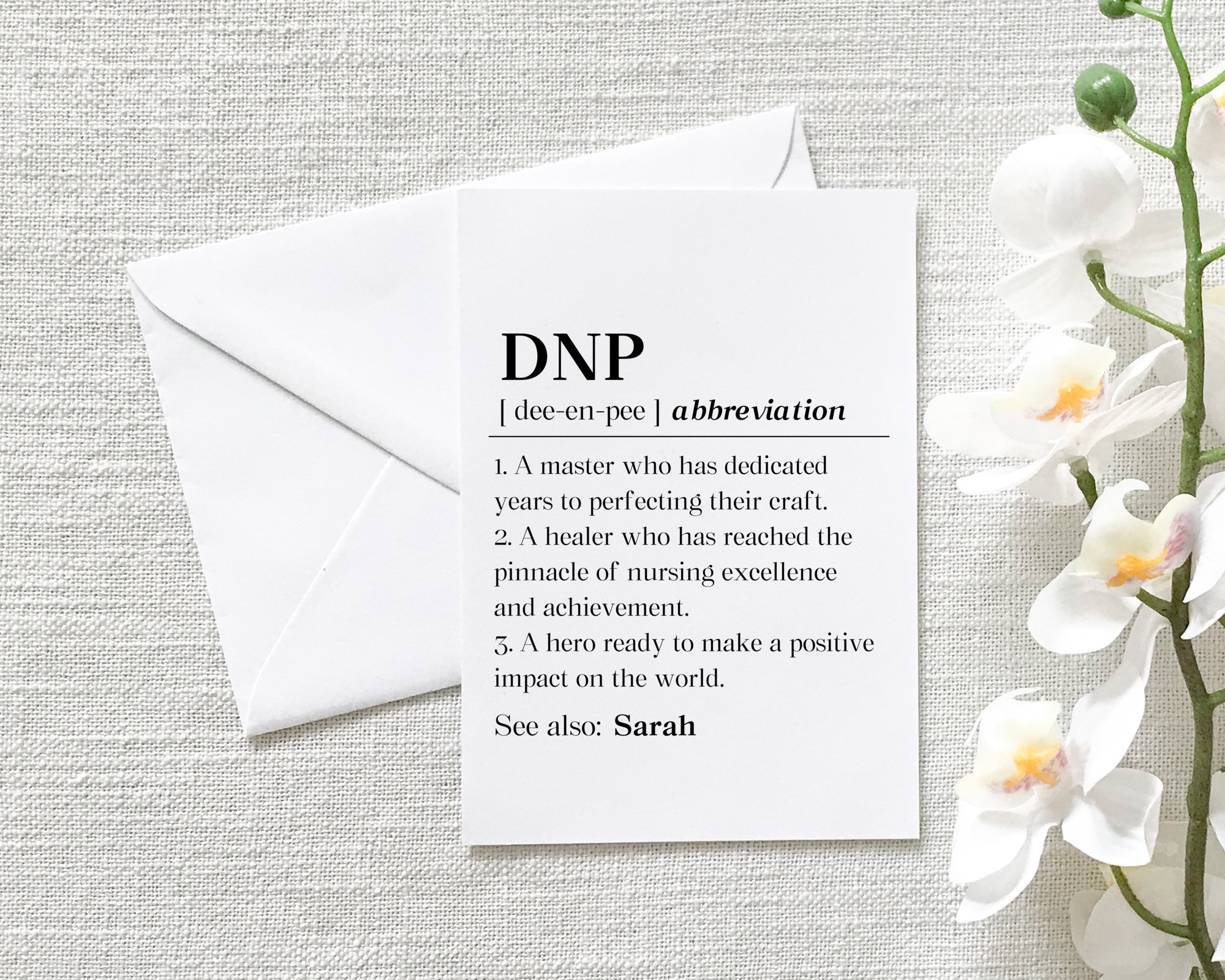 Personalized Dnp Graduation Card Custom Doctor of Nursing - Etsy