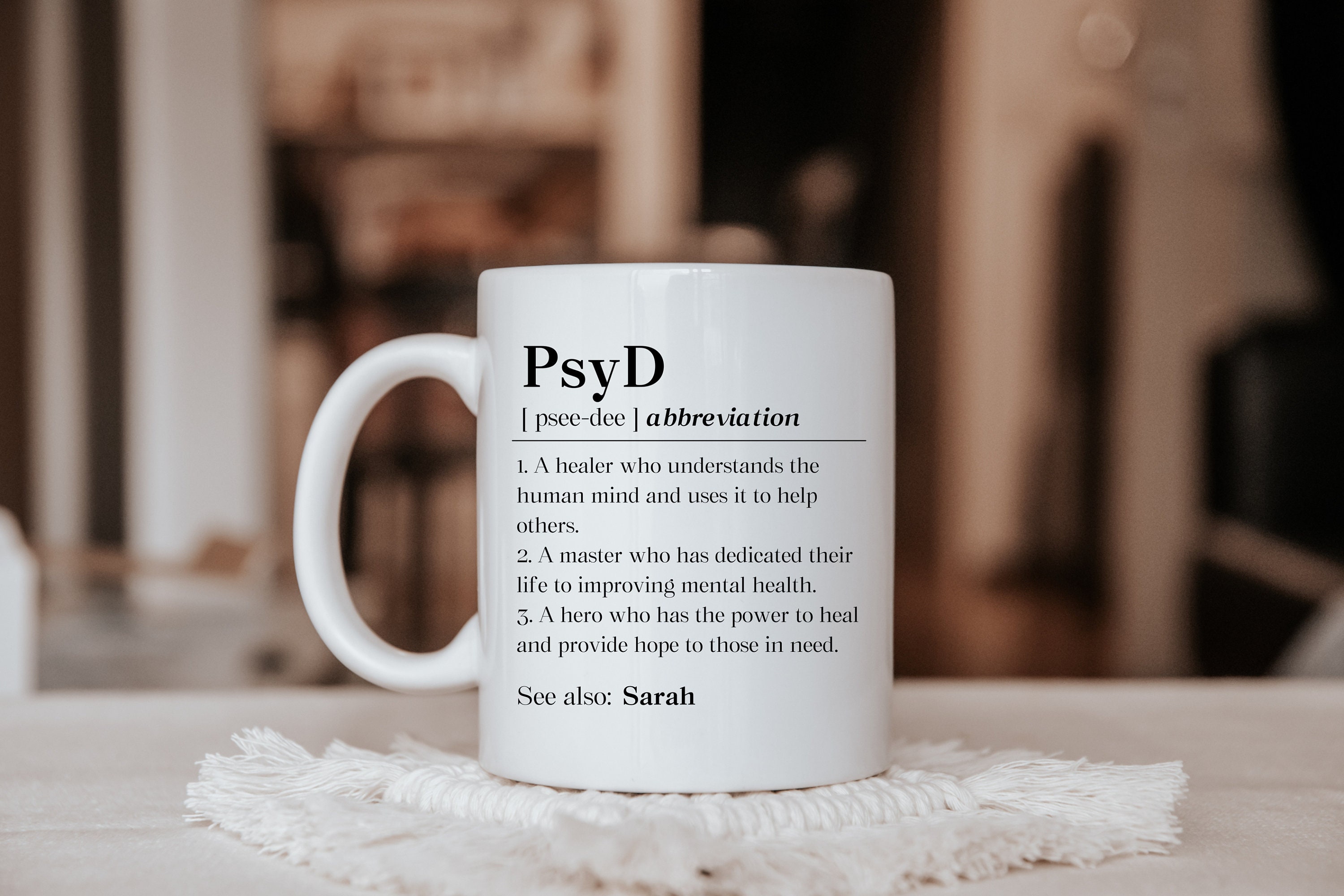 Personalized Psyd Graduation Mug, Custom Doctor of Psychology Graduate ...
