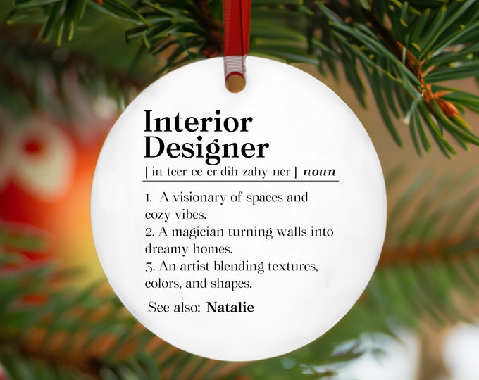 Personalized Interior Designer Thank You Mug, New Interior Designer ...