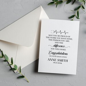 Personalized Vascular Surgeon Graduation Card, Doctor Graduate Gift ...