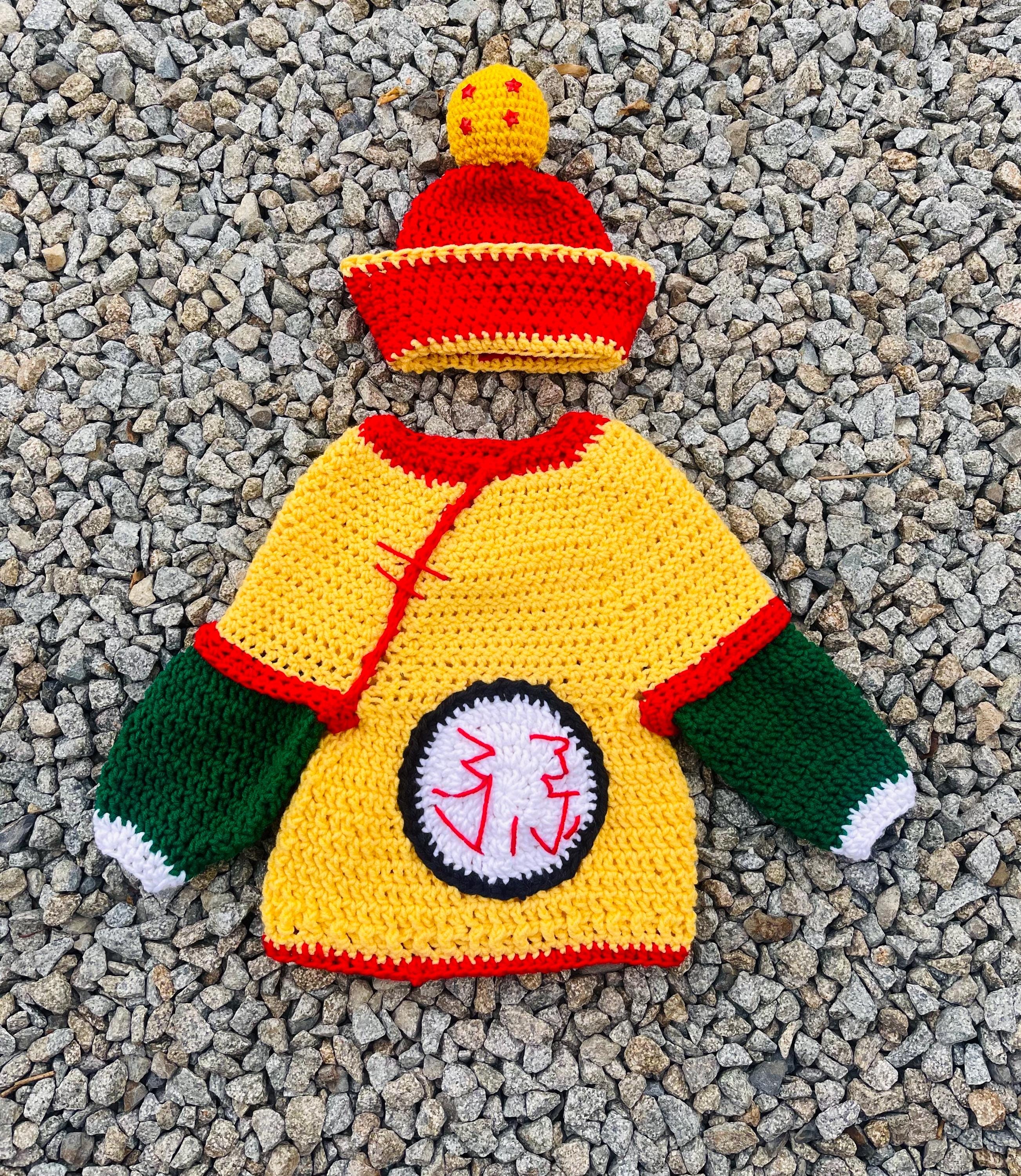 Dragon Ball Z - Gohon Custom Crochet Beanie| Four Star Ball| DBZ Merch ...