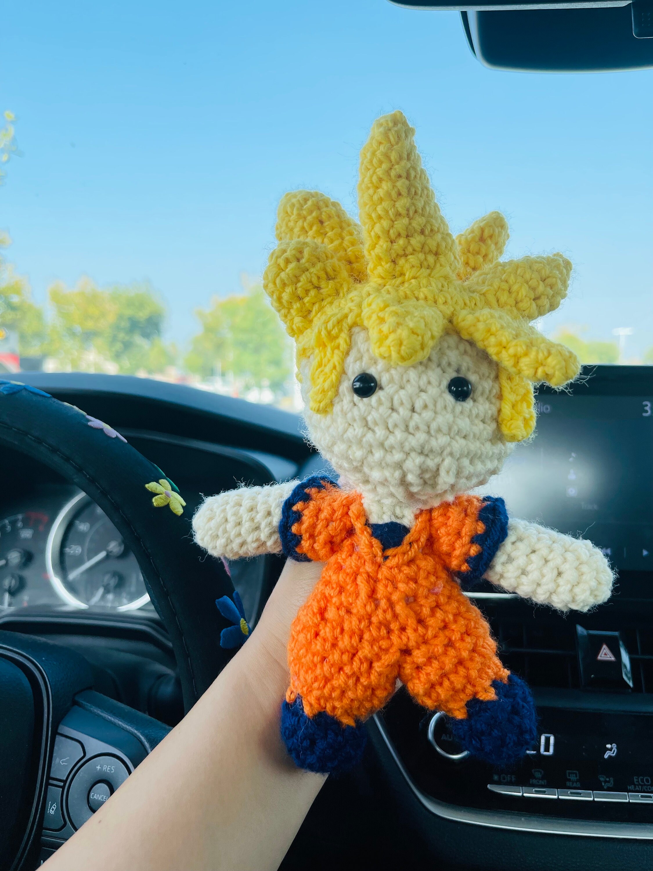 Dragon Ball Z Goku Super Saiyan God Goku Crochet Bouquet - Etsy Australia
