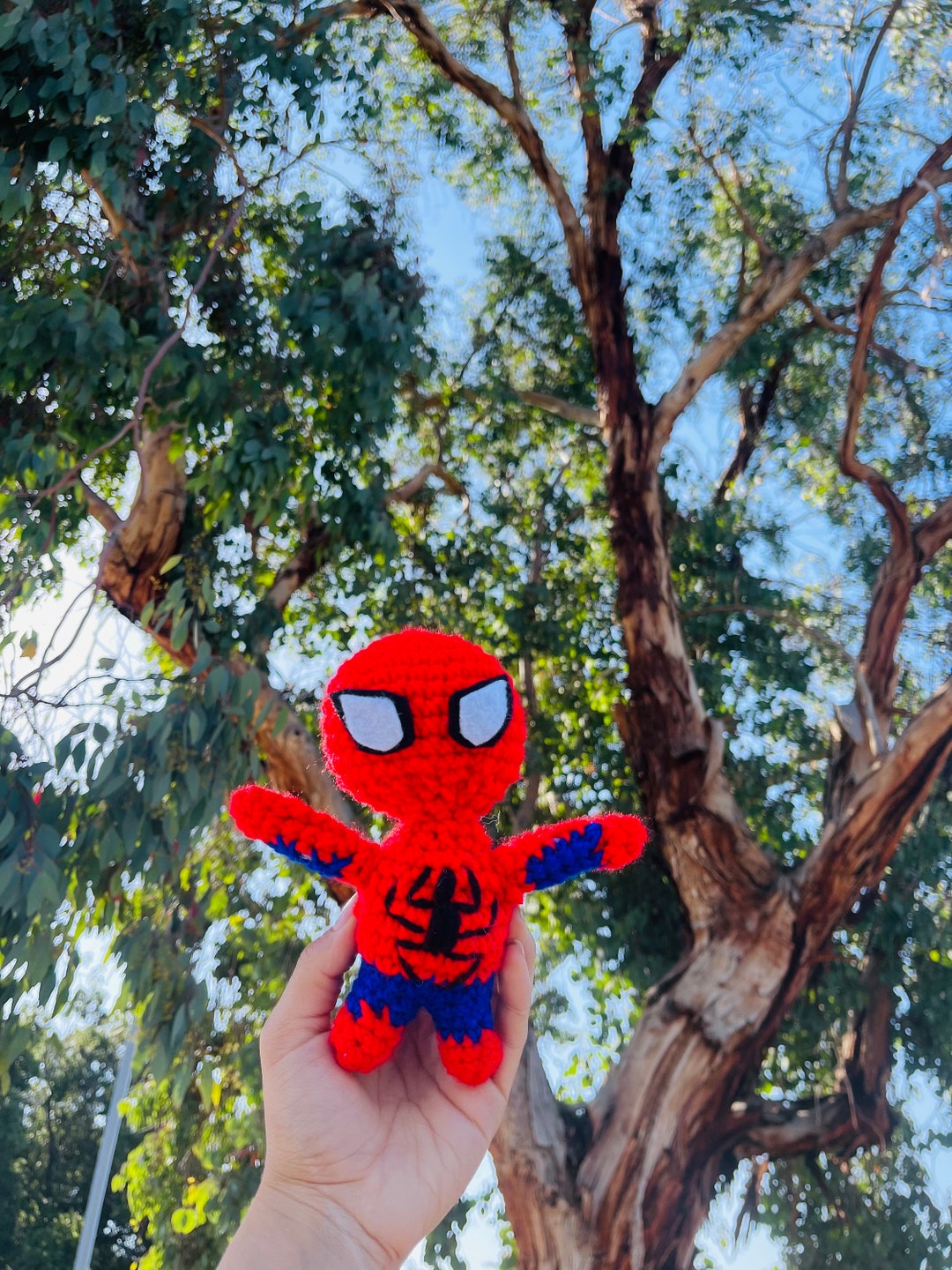 Marvels Spider-man Crochet Spiderman Plushie - Etsy