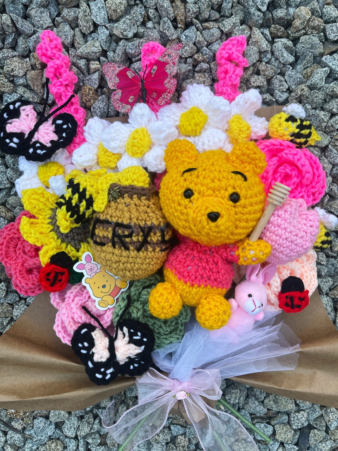 Disneys Winnie the Pink Pooh and Honey Bees the Pooh - Etsy