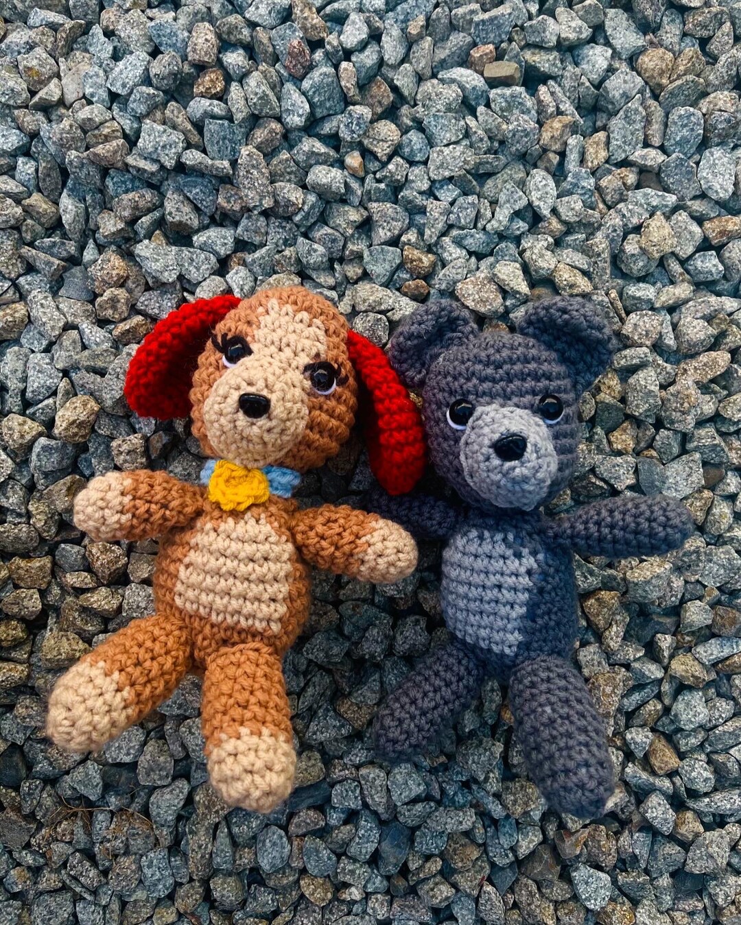 Disney Classic’s Lady and the Tramp Handmade Crochet Plushies! Lady and ...