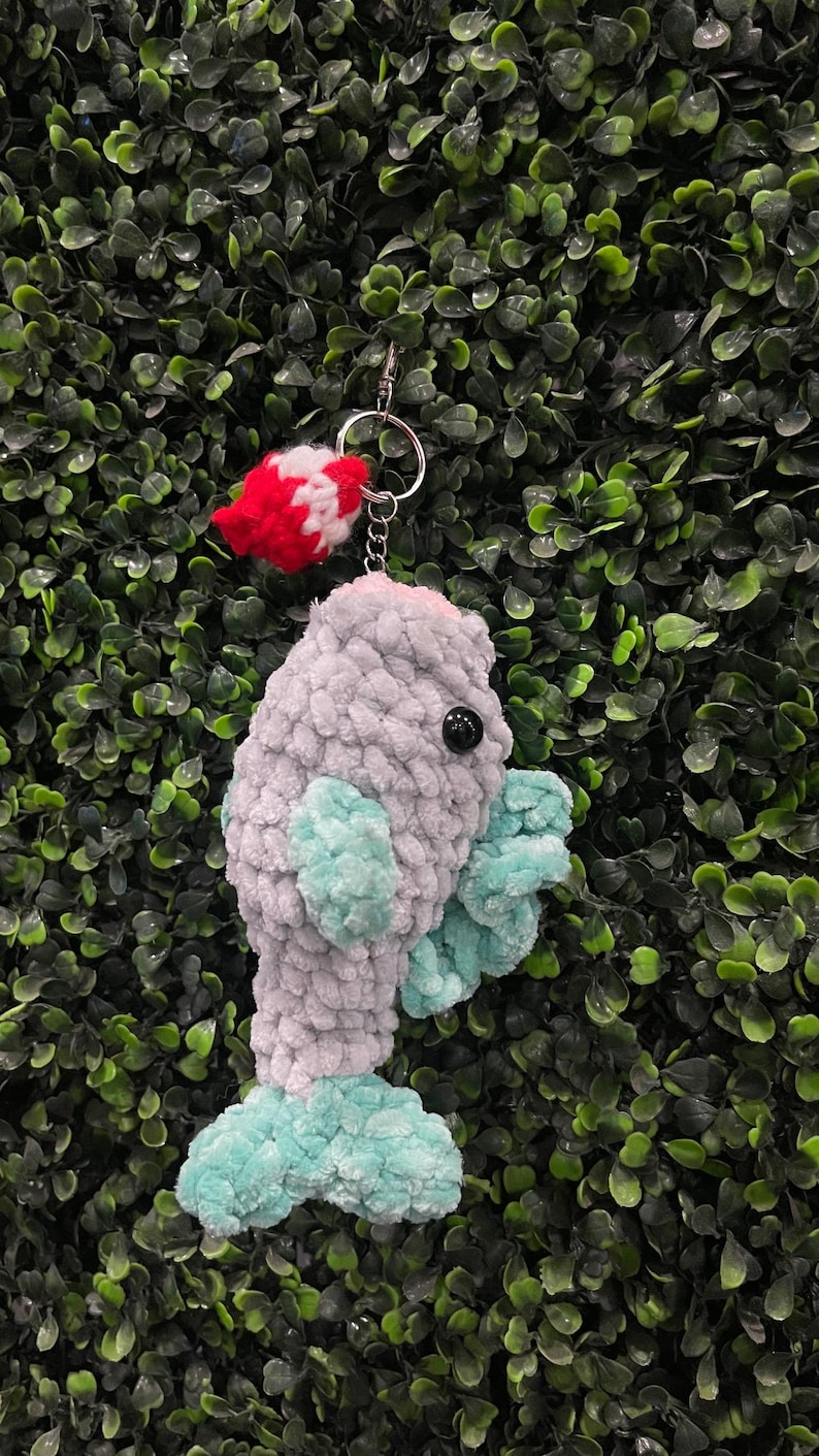 Crochet Bass and Bobber Keychain! Crochet Handmade Fish| Largemouth ...