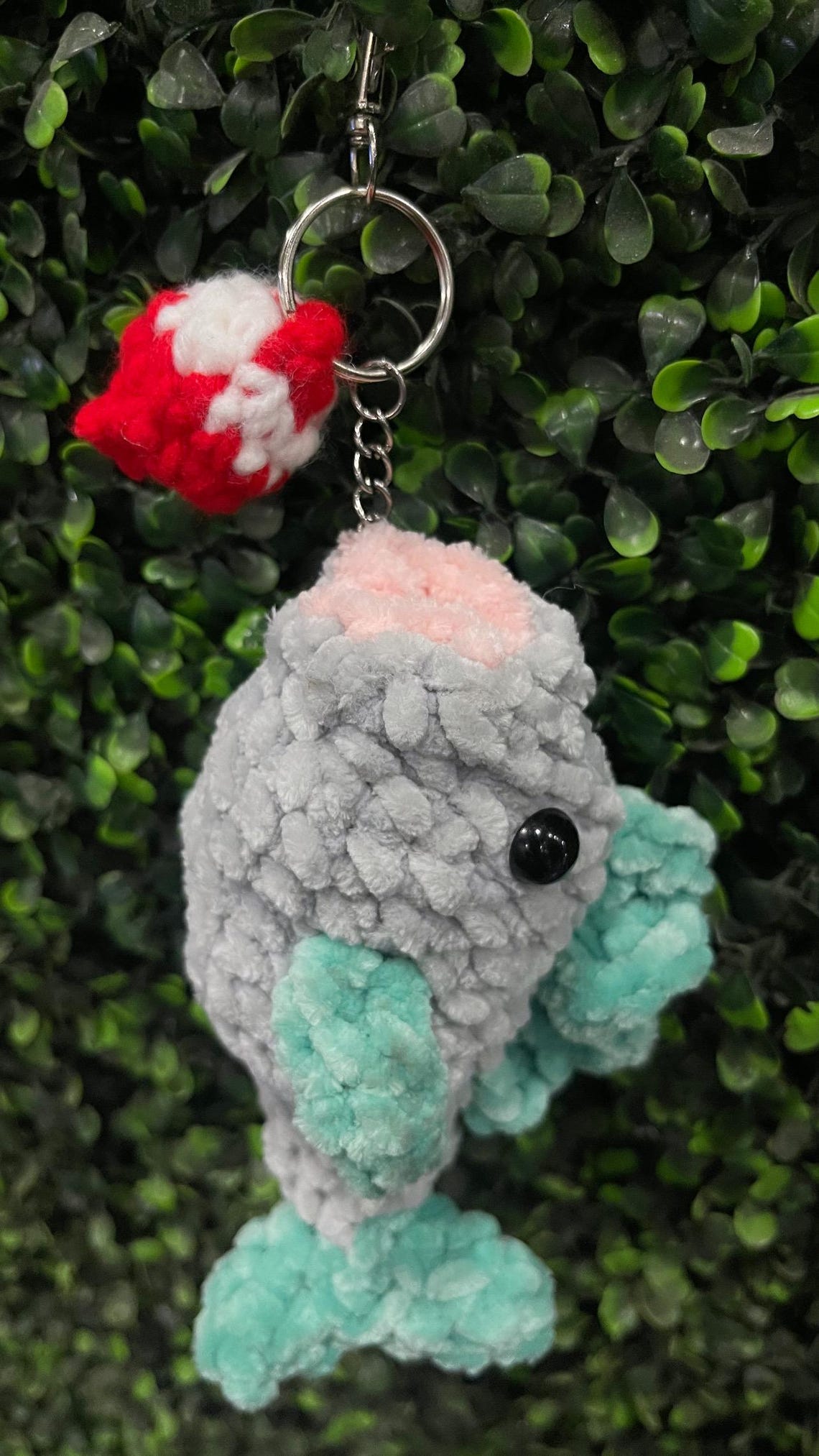 Crochet Bass and Bobber Keychain! Crochet Handmade Fish| Largemouth ...