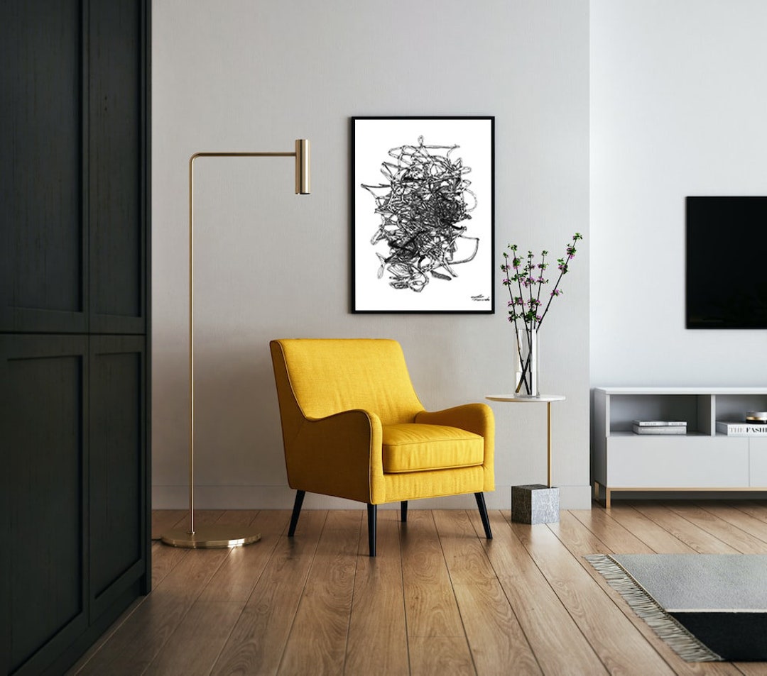 Chaos Digital MEDIUM Art Print |synesthesia Art |original Art |home Decor Art |abstract Art ...