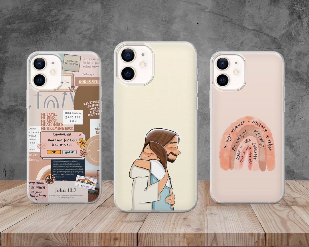 Bible Verses Phone Case Christian Quotes Cover for iPhone 14, 12, 11 ...