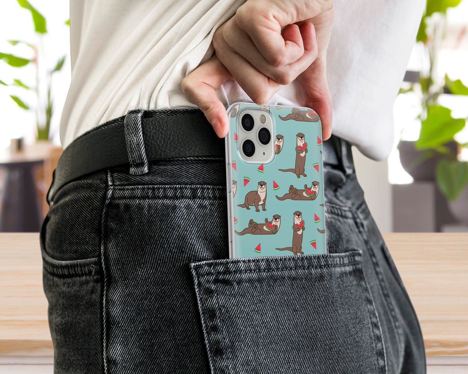 Significant Otter Sea Phone Case Adorable Cute Cover for iPhone 14, 12 ...