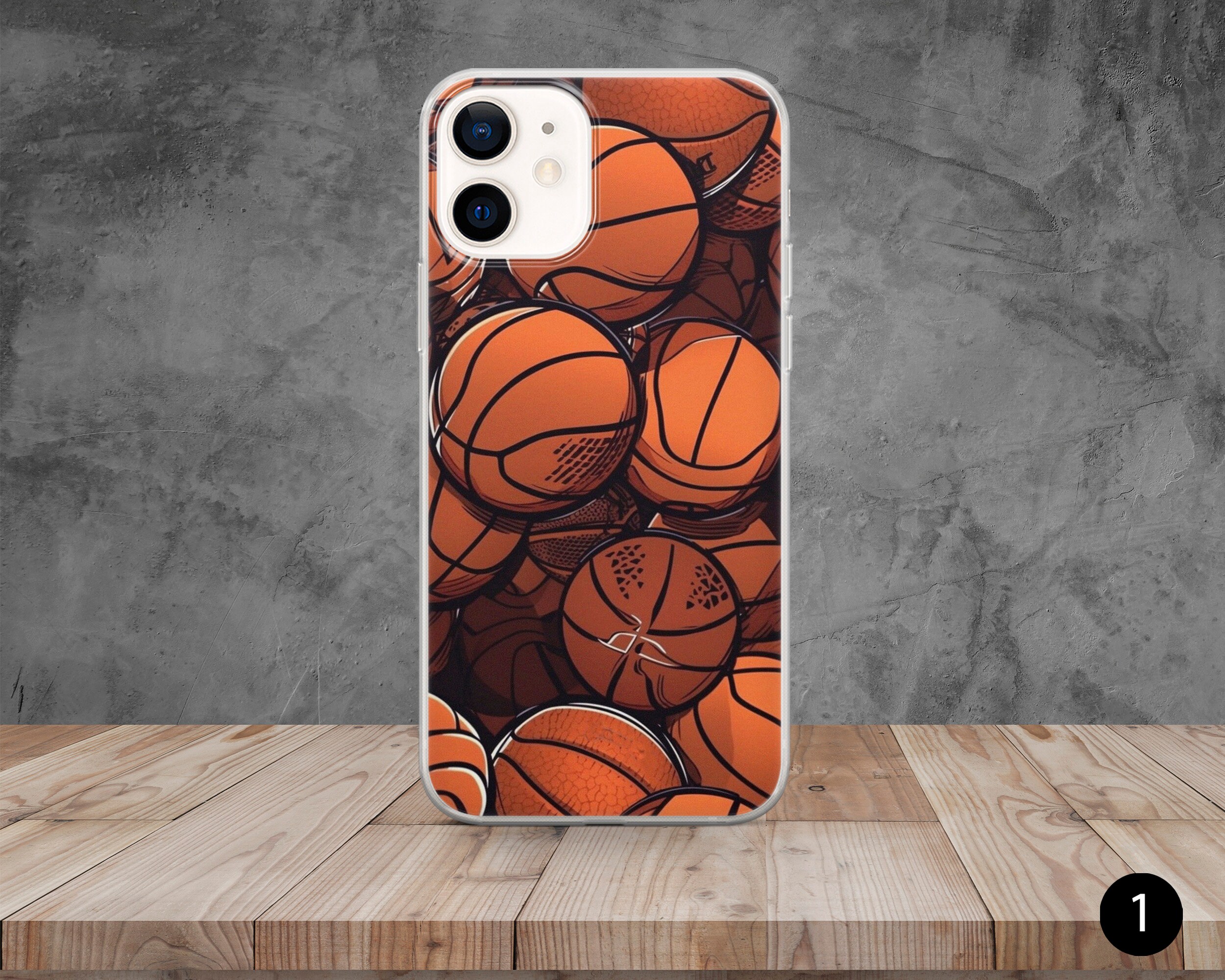 3D Basketball Phone Case Sport, Basketball Cover for iPhone 15, 14, 12 ...
