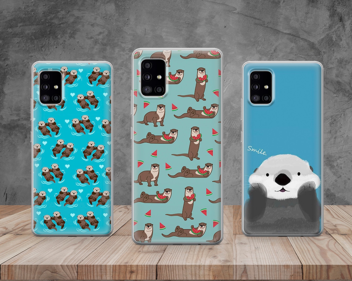 Significant Otter Sea Phone Case Adorable Cute Cover for iPhone 14, 12 ...