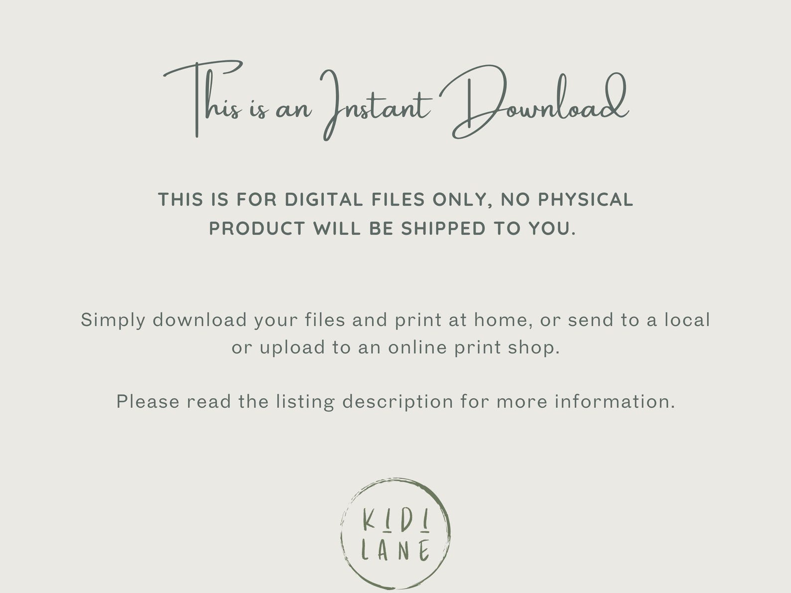 Green Blue Alphabet Print, Printable ABC Poster, Educational Wall Art ...