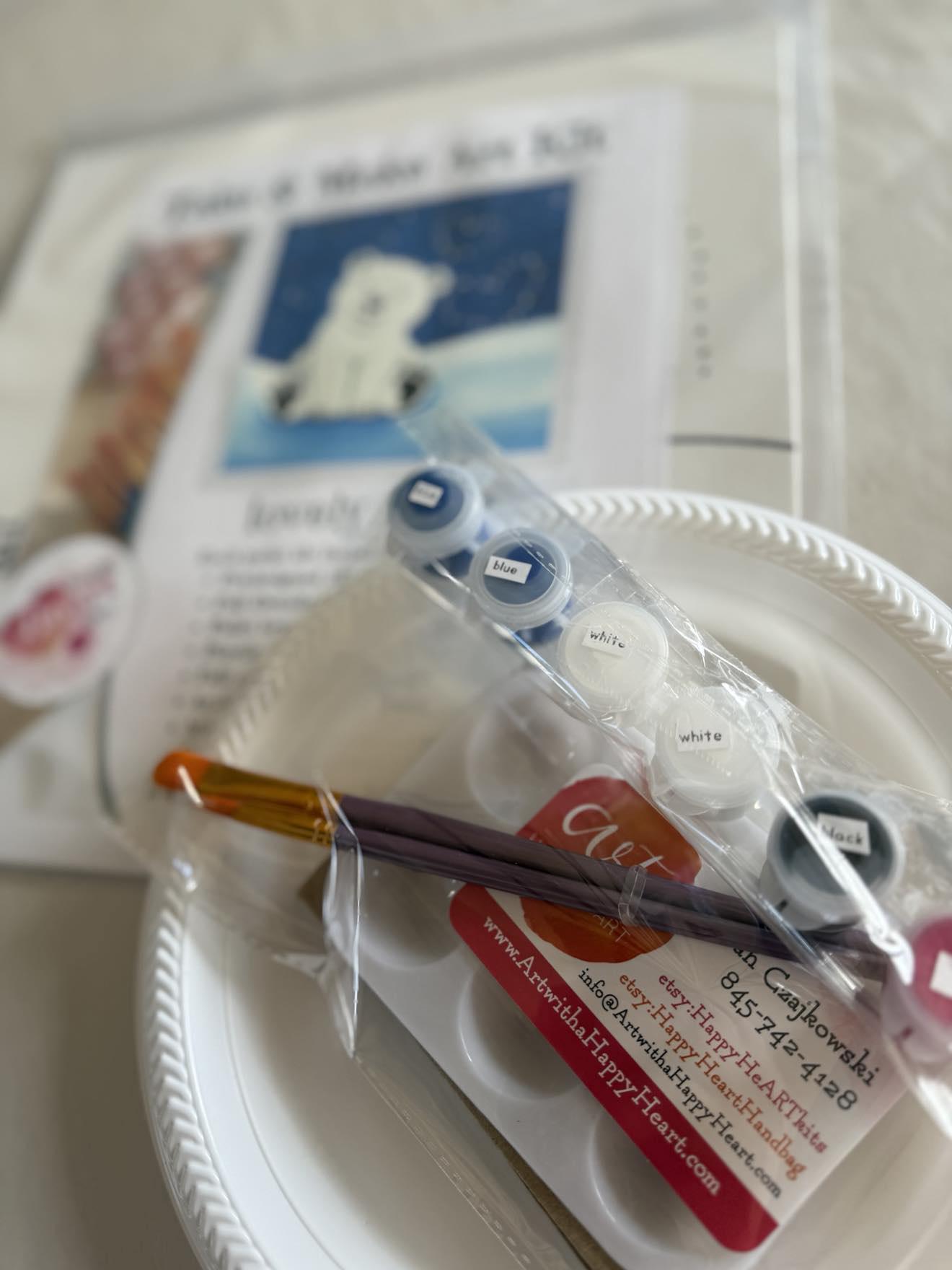 Christmas Art Kit, Holiday Painting Kit, Paint Party Kit, DIY Paint ...