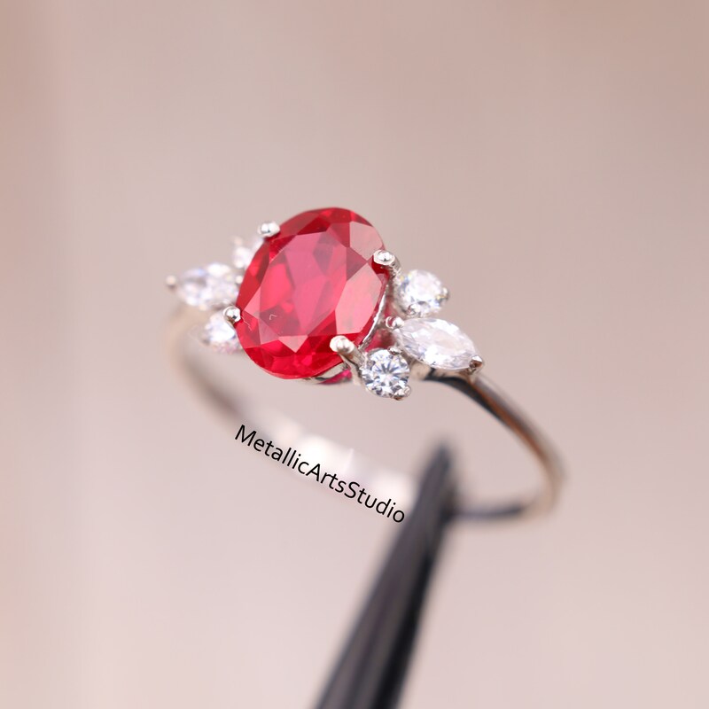 July Birthstone Ring - Etsy
