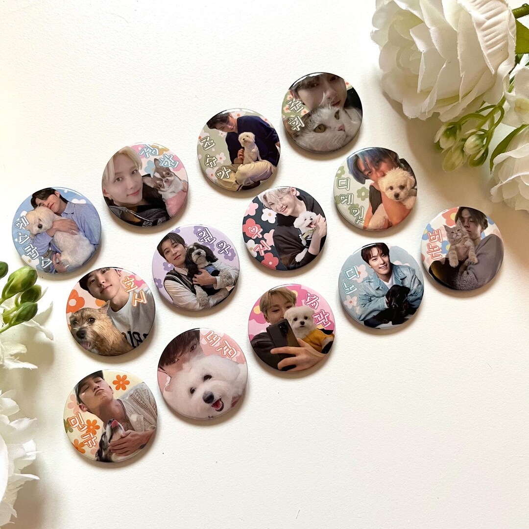 Seventeen Button Badge | Kpop Pin | Kpop Button Badge | Seventeen Pin ...