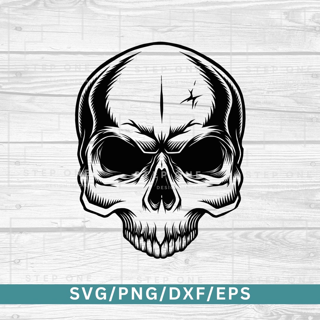 Skull SVG| Skeleton Image| Instant Download| DXF File| Skull Art ...
