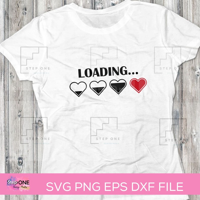 Love Hearts, Png, Svg Digital File. Valentines Day Svg, Loading Svg ...