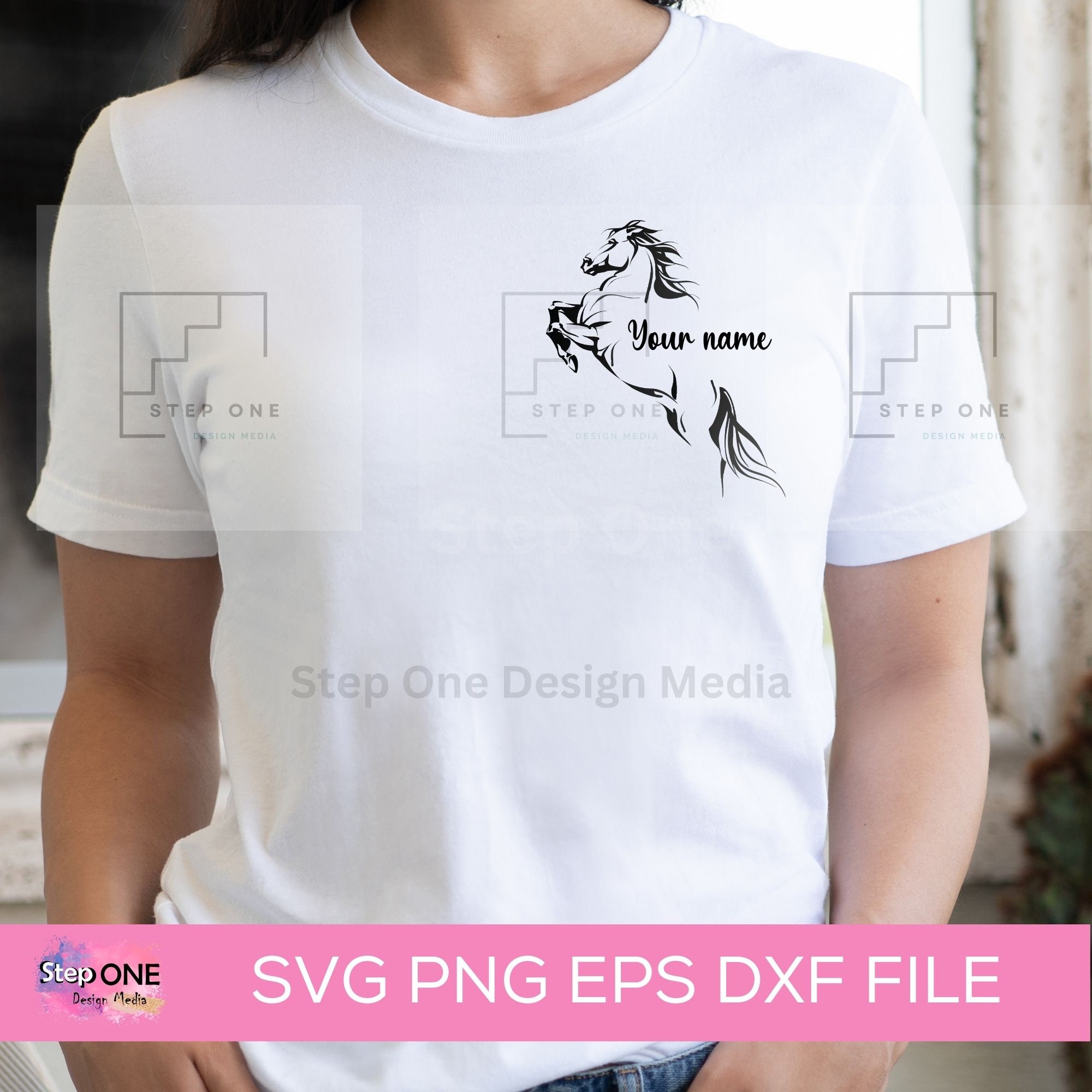Horse Svg, Horse Png, Horse Monogram Svg, Personalised Equestrian ...