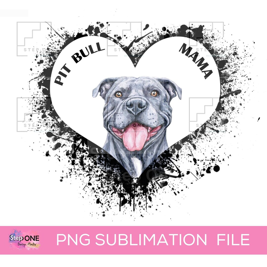 Pit Bull Png, Pit Bull Art, Pit Bull Dog Digital File, Pit Bull Love ...