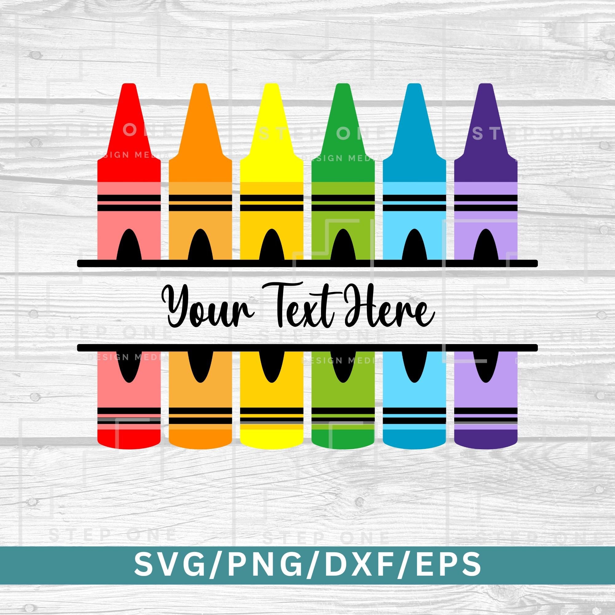 Crayons Svg, Teacher Appreciation Svg, Crayon Digital File, Teacher ...