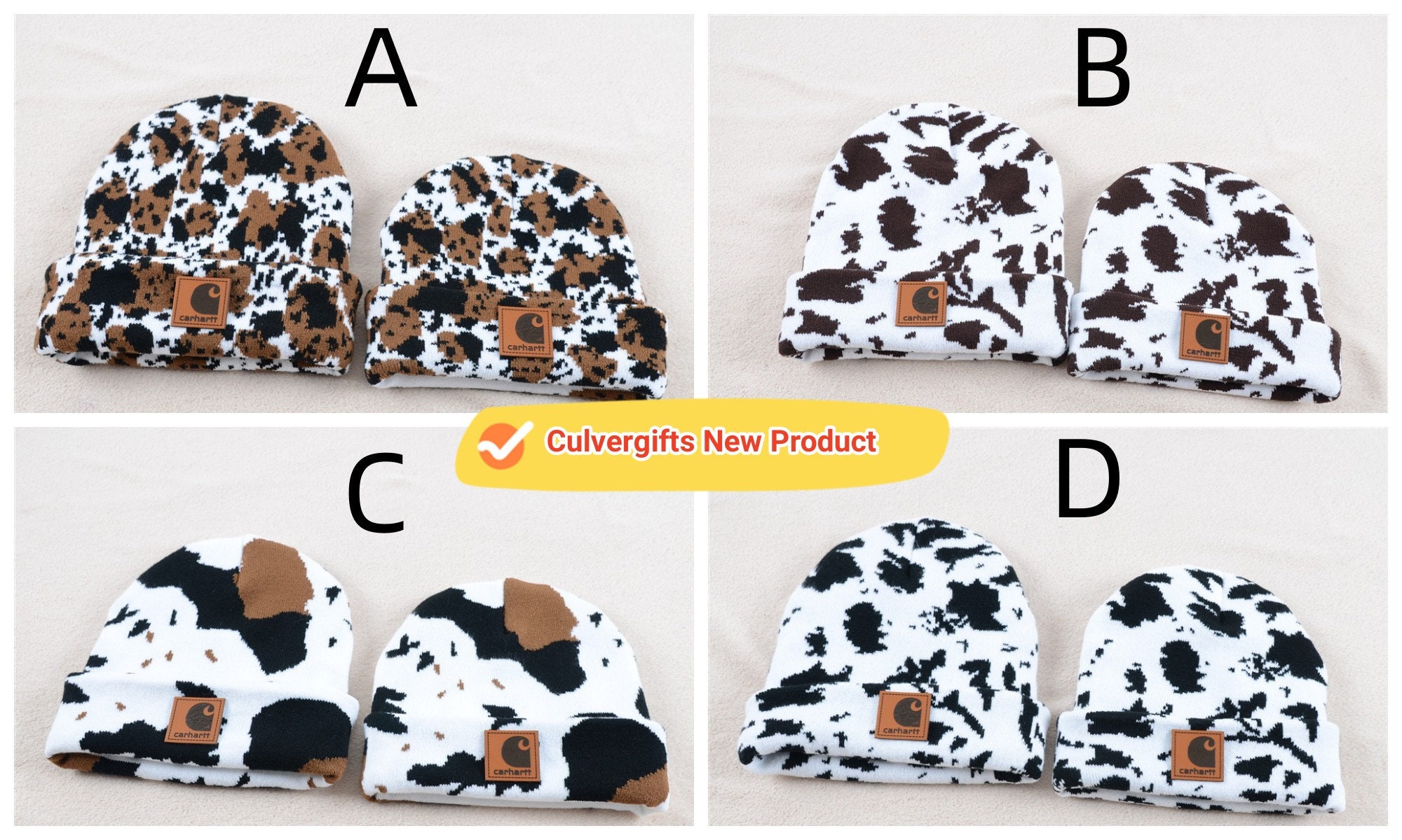 Carhartt Cow Beanie - Etsy