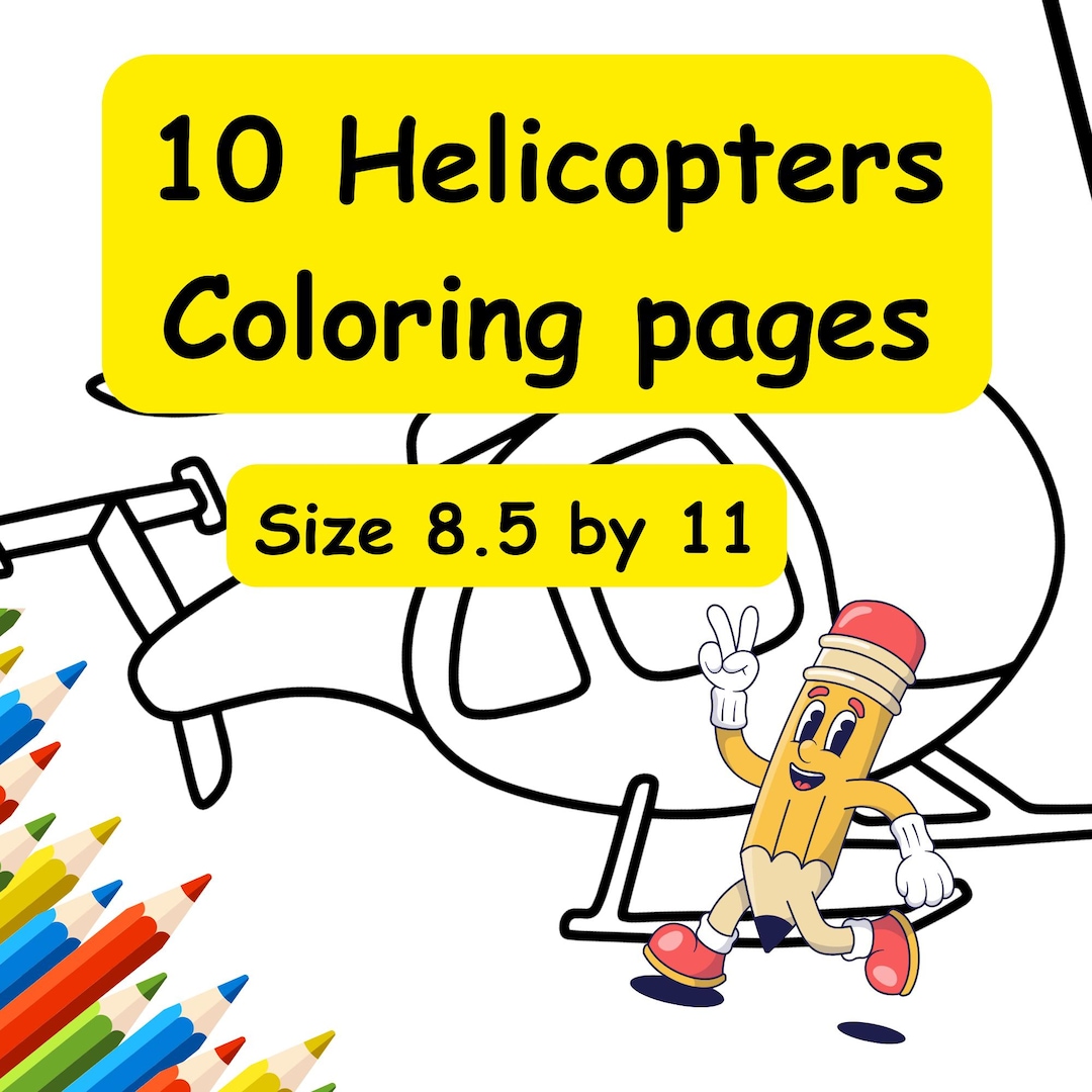 10 Helicopter Coloring Pages | Printable Aircraft Coloring Sheets ...