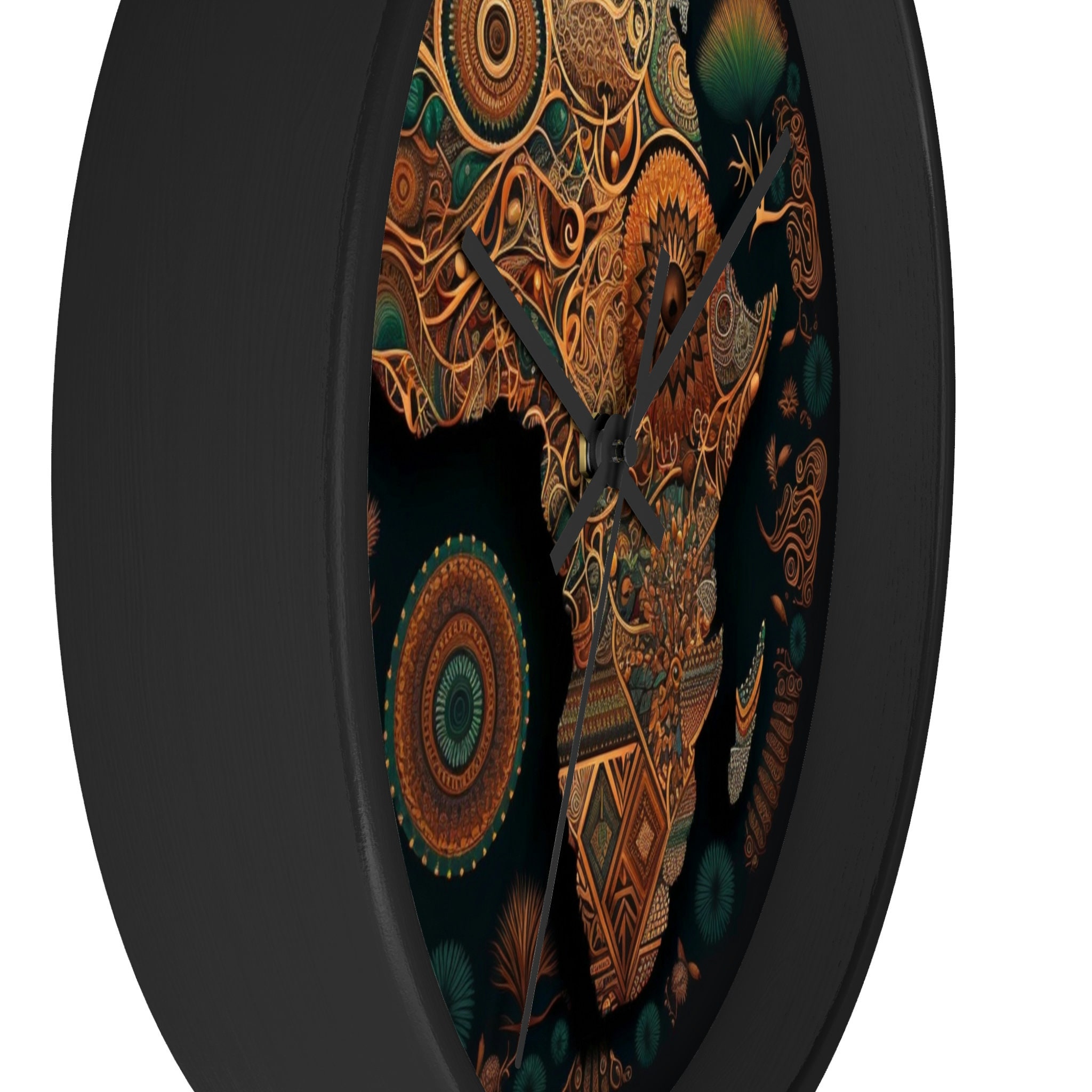 Africa Map Clock, Africa Ornament Living Room Clock, Africa Continent ...