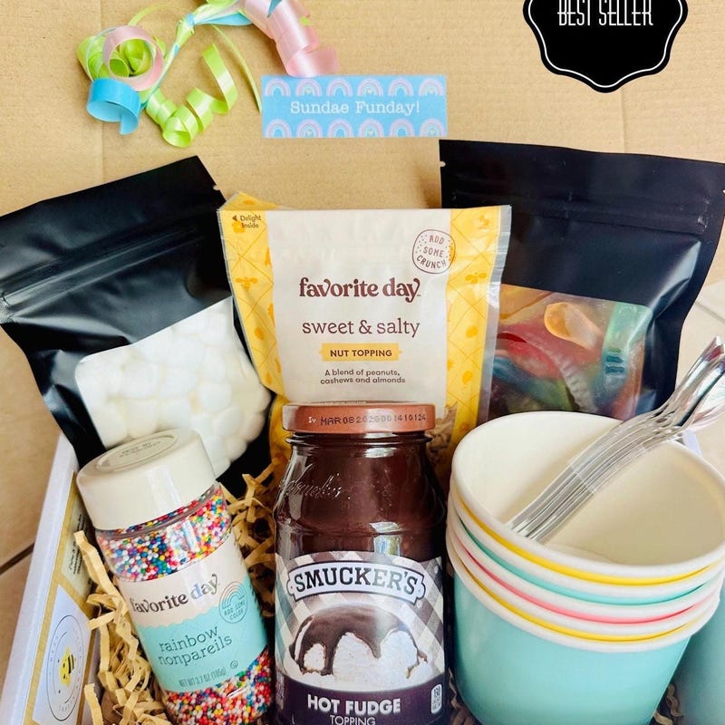 Ice Cream Sundae Kit - Etsy