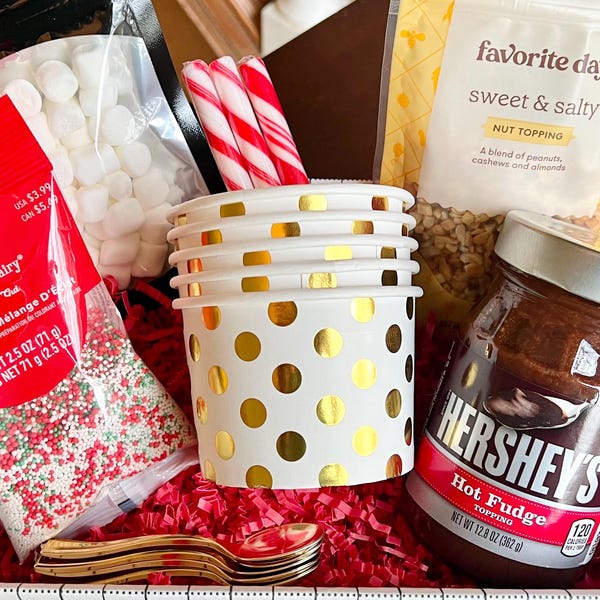 Ice Cream Sundae Kit - Etsy